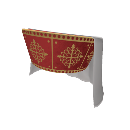 Red & Gold Noblewoman's Veiled Headdress | Roblox Item - Rolimon's