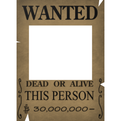 One Piece Wanted Poster | Roblox Item - Rolimon's