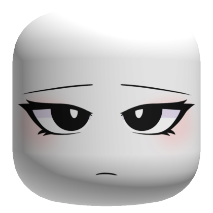 Cute Shy Face - White | Roblox Item - Rolimon's