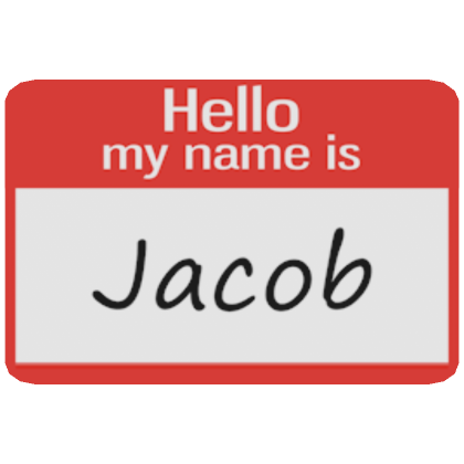 Name Tag: Jacob | Roblox Item - Rolimon's