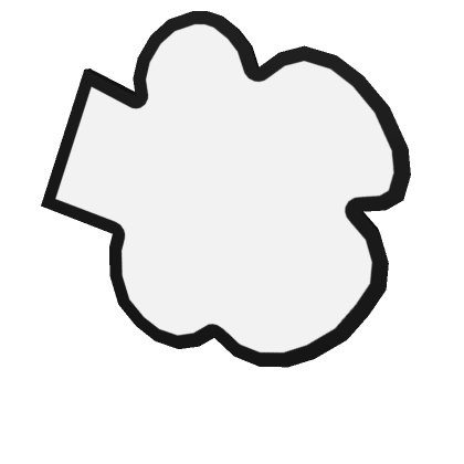 Cute Anime Exhale Bubble Cloud - Left Side | Roblox Item - Rolimon's