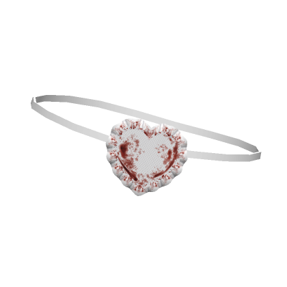 Cute Heart Bloody Eyepatch | Roblox Item - Rolimon's