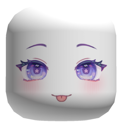 kawaii chibi blush anime girl silly face | Roblox Item - Rolimon's