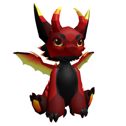 Erythia's Baby Flaming Dragon | Roblox Item - Rolimon's