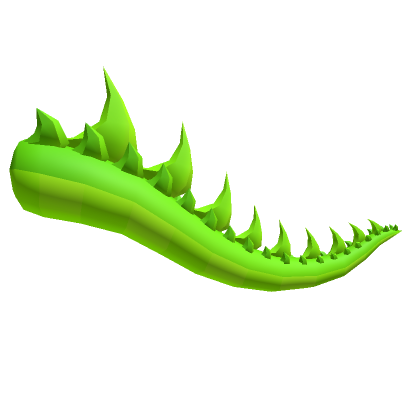 Super Spikey Green Dragon Tail | Roblox Item - Rolimon's