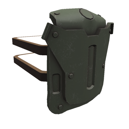 Olive Left Shoulder Combat Armor | Roblox Item - Rolimon's