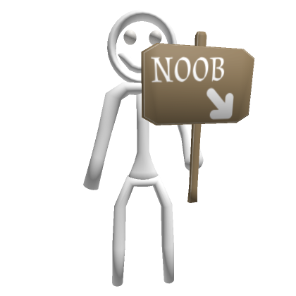 빌리 뉴비 표지판 - Roblox