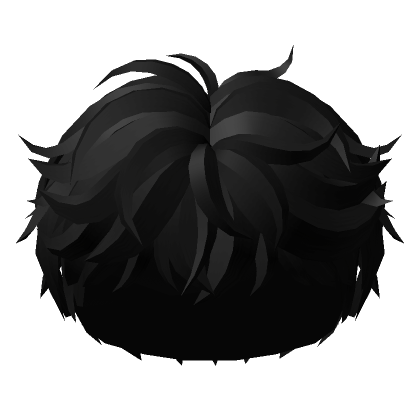 Cabelo de Menino Ondulado (Preto) - Roblox