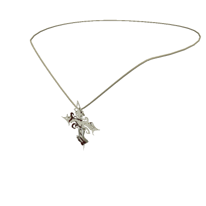 Silver Cross Necklace | Roblox Item - Rolimon's