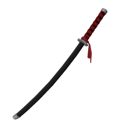 Rogue Samurai Katana in Red n Black (Back) | Roblox Item - Rolimon's