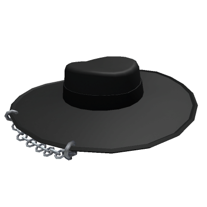 Pierced Wide Brim Gothic Hat | Roblox Item - Rolimon's