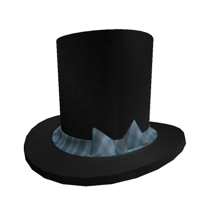1870's Blue Patterned Top Hat | Roblox Item - Rolimon's