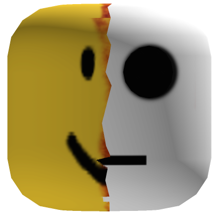 Retro Skull Zombie Head - Noob | Roblox Item - Rolimon's