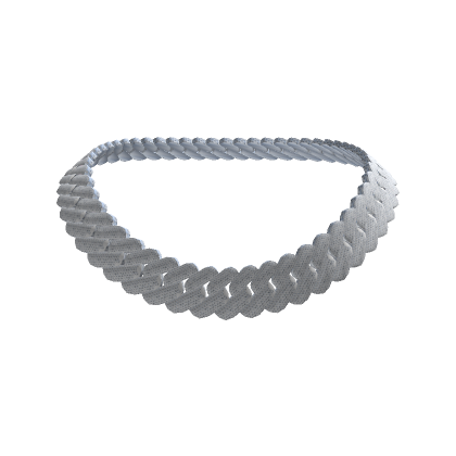 Iced Out Cuban Link Chain [ Silver ] | Roblox Item - Rolimon's
