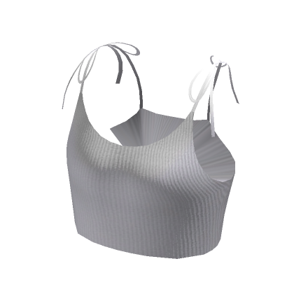 Cropped Tank Top - White | Roblox Item - Rolimon's