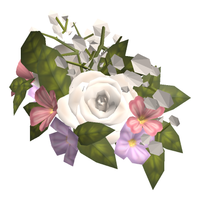 Wildflower Crown Hair Adornment in Pink Purple | Roblox Item - Rolimon's