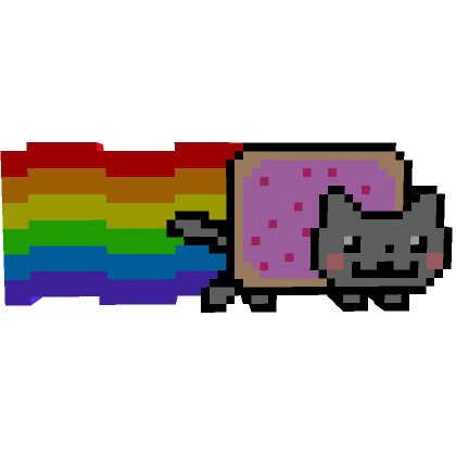 空飛ぶレインボーキャット - Roblox