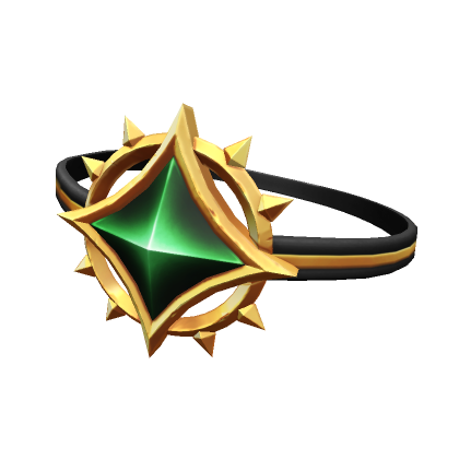Spiked Emerald Eyepatch | Roblox Item - Rolimon's