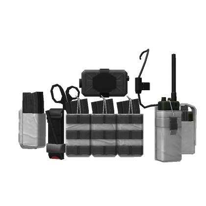White Operator Pouch Set | Roblox Item - Rolimon's