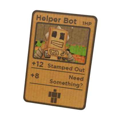 Helper Bot Trading Card | Roblox Item - Rolimon's