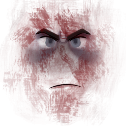 CSOM Face - Warpaint (Dark Brows/Blue Eyes)