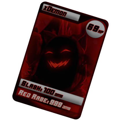 xDemon Battle Card | Roblox Item - Rolimon's