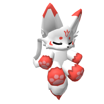 Mochila roja Kemono Kitsune - Roblox