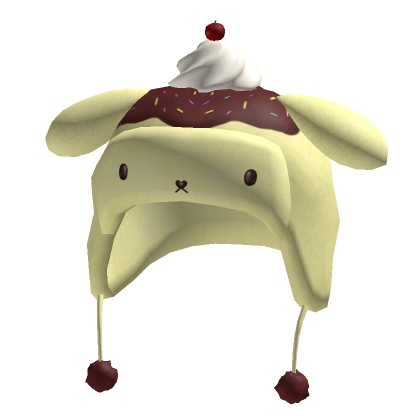 Yellow Pudding Dog Ushanka | Roblox Item - Rolimon's