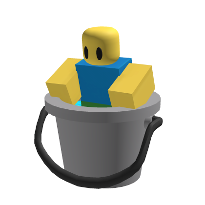 Animated Noob In Bucket - Roblox