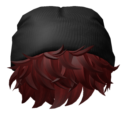 Red Messy Beanie Hair | Roblox Item - Rolimon's