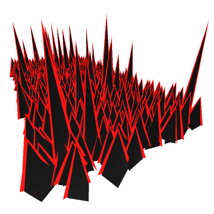 Black and Red Spikes | Roblox Item - Rolimon's