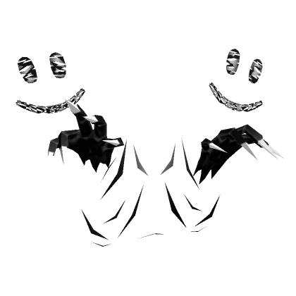 [Animated] White Evil Smile Monster | Roblox Item - Rolimon's