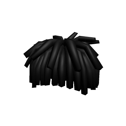 Messy Fluffy Dreads (in black) | Roblox Item - Rolimon's