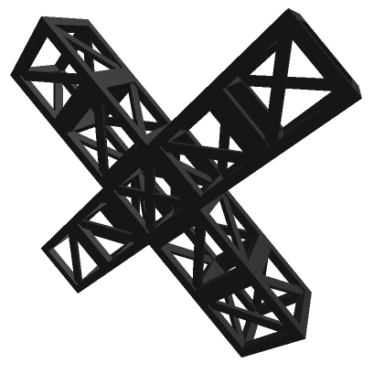 Black Dual Truss | Roblox Item - Rolimon's