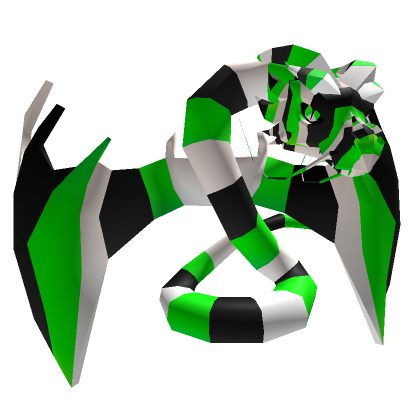 Erythia's Neon Green Striped Dragon | Roblox Item - Rolimon's