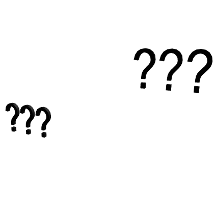 Confused Question Marks Meme | Roblox Item - Rolimon's