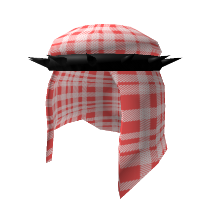Red Plaid Keffiyeh | Roblox Item - Rolimon's