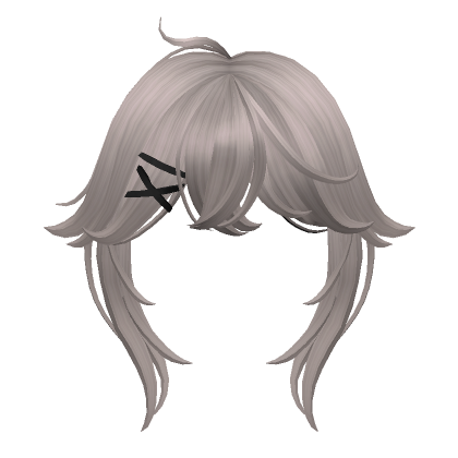Anime Bangs with Hair Clips(Ash) | Roblox Item - Rolimon's