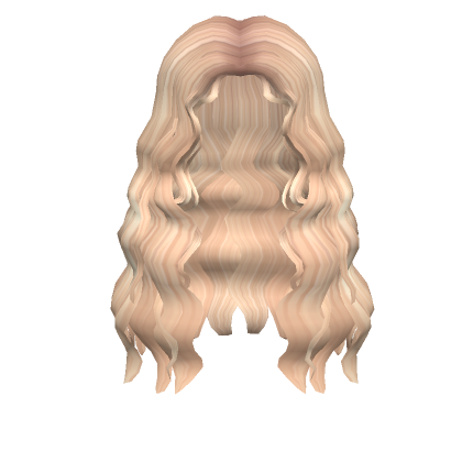 Super cheveux ondulés en blond - Roblox