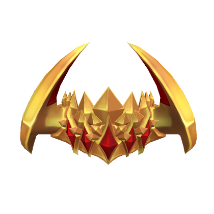 Gold & Red Horned Crown of Eternity | Roblox Item - Rolimon's