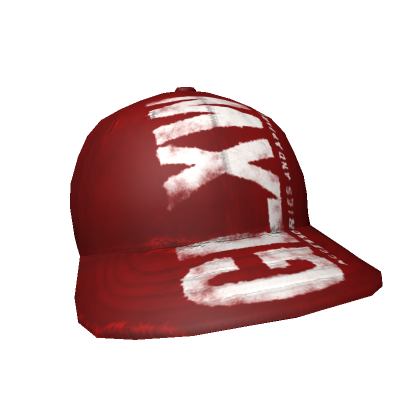 Red Printed Logo Cap | Roblox Item - Rolimon's