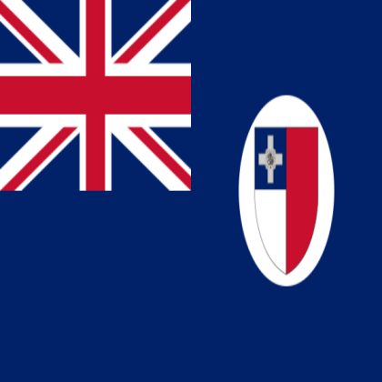 Flag of The Crown Colony of the Island of Malta