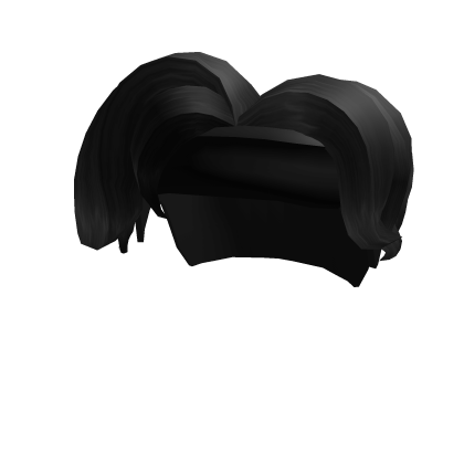 Black Middle Part w/ Headband | Roblox Item - Rolimon's