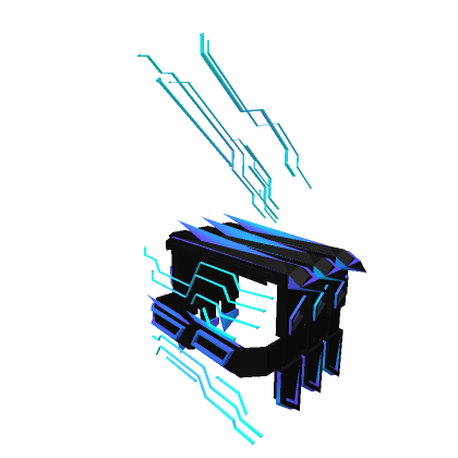 Cyber Shoulder Armor Blue-Purple (Right) | Roblox Item - Rolimon's