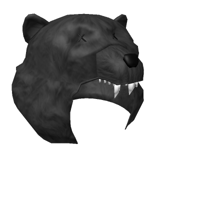Black Bear Hat Hood Fur | Roblox Item - Rolimon's