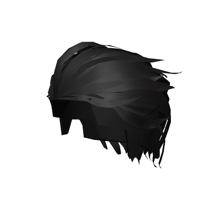 Slicked Back Hair Black | Roblox Item - Rolimon's