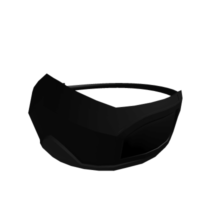 Face Mask in Black | Roblox Item - Rolimon's