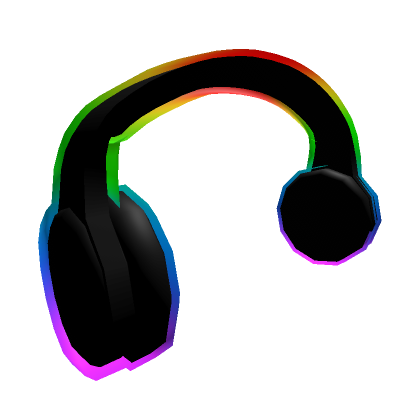 Cartoony Rainbow Headphones | Roblox Item - Rolimon's