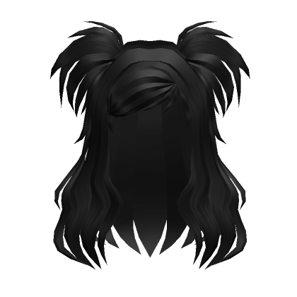 Scene Princess Hair (Black) | Roblox Item - Rolimon's