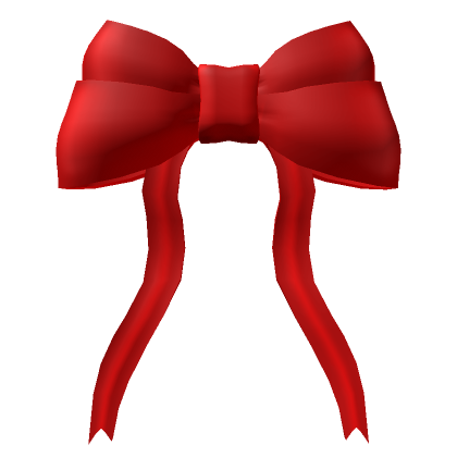 Red Flowy Neck Bow | Roblox Item - Rolimon's